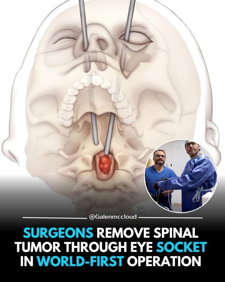 Surgeon remove Spinal tumor through her Eye Socket-First if its kind ...